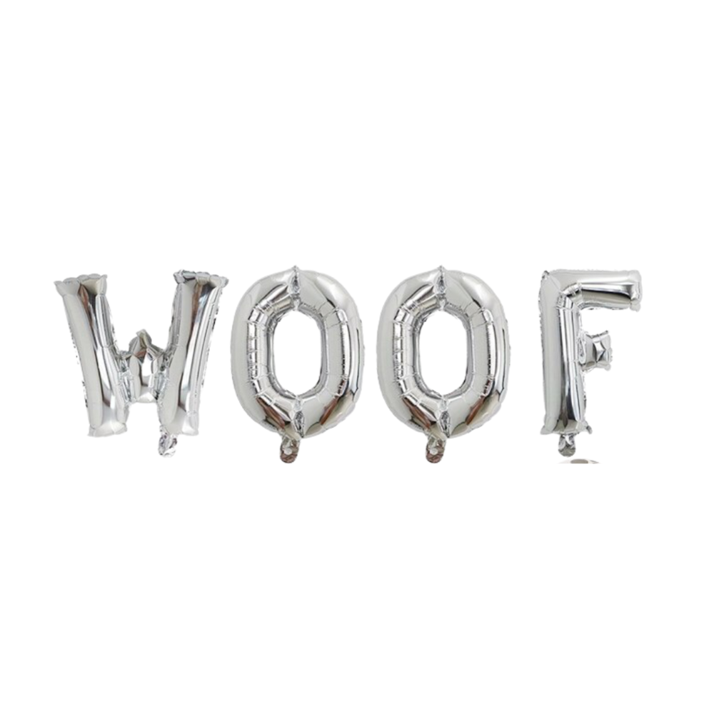 WOOF Balloon Set – Barked Off